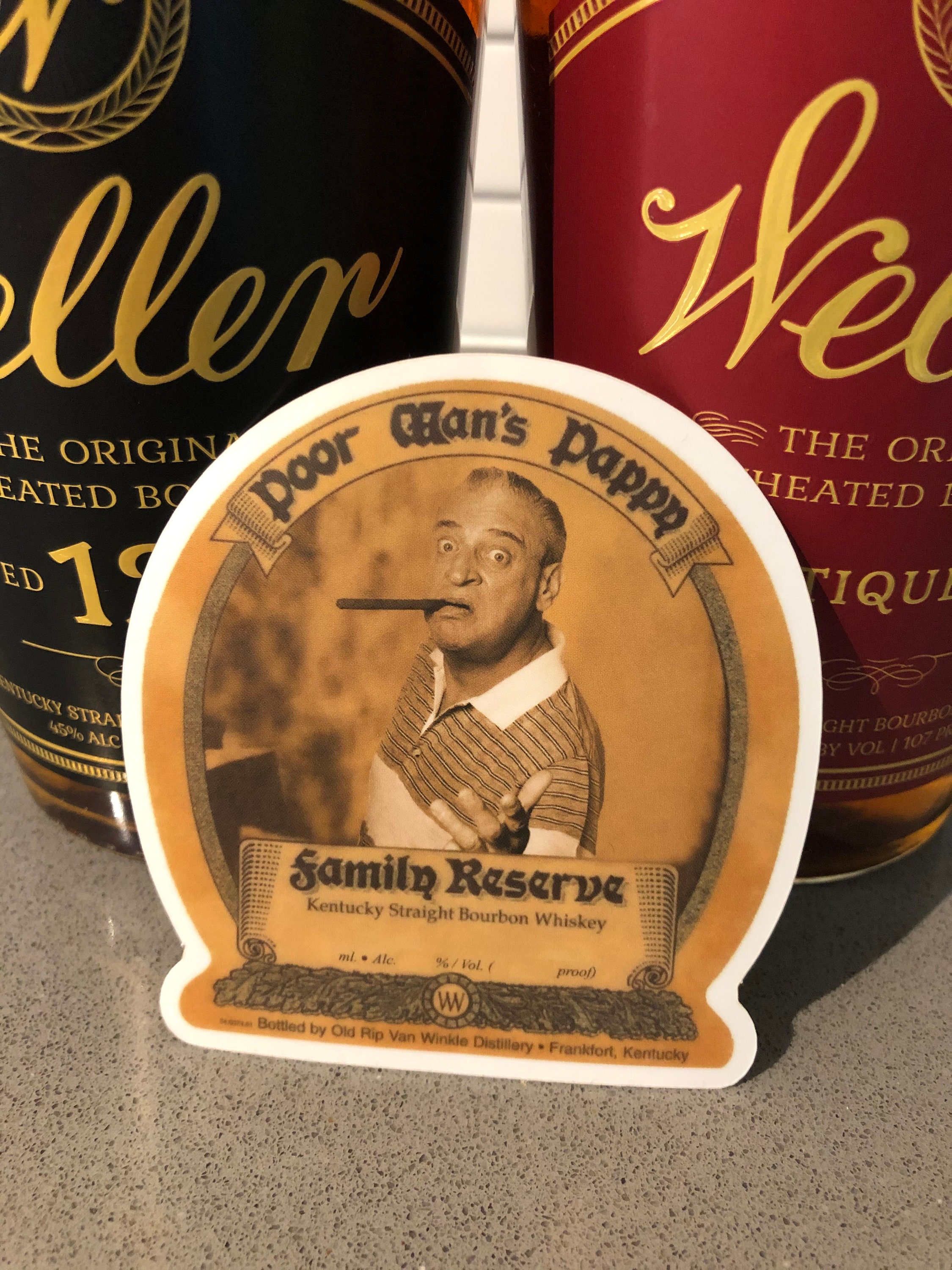 Poor Man's Pappy Whiskey Sticker 15 Total - Etsy