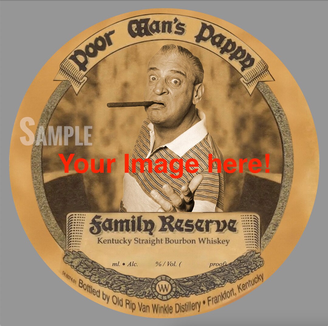 CUSTOM Poor Man's Pappy - Whiskey Sticker (50 Total) - Etsy