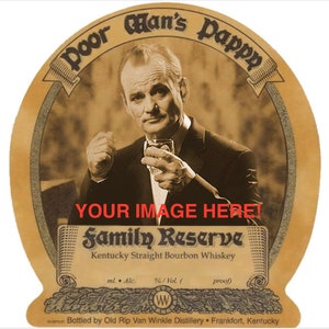 CUSTOM Poor Man's Pappy - Whiskey Sticker (50 Total) - Etsy