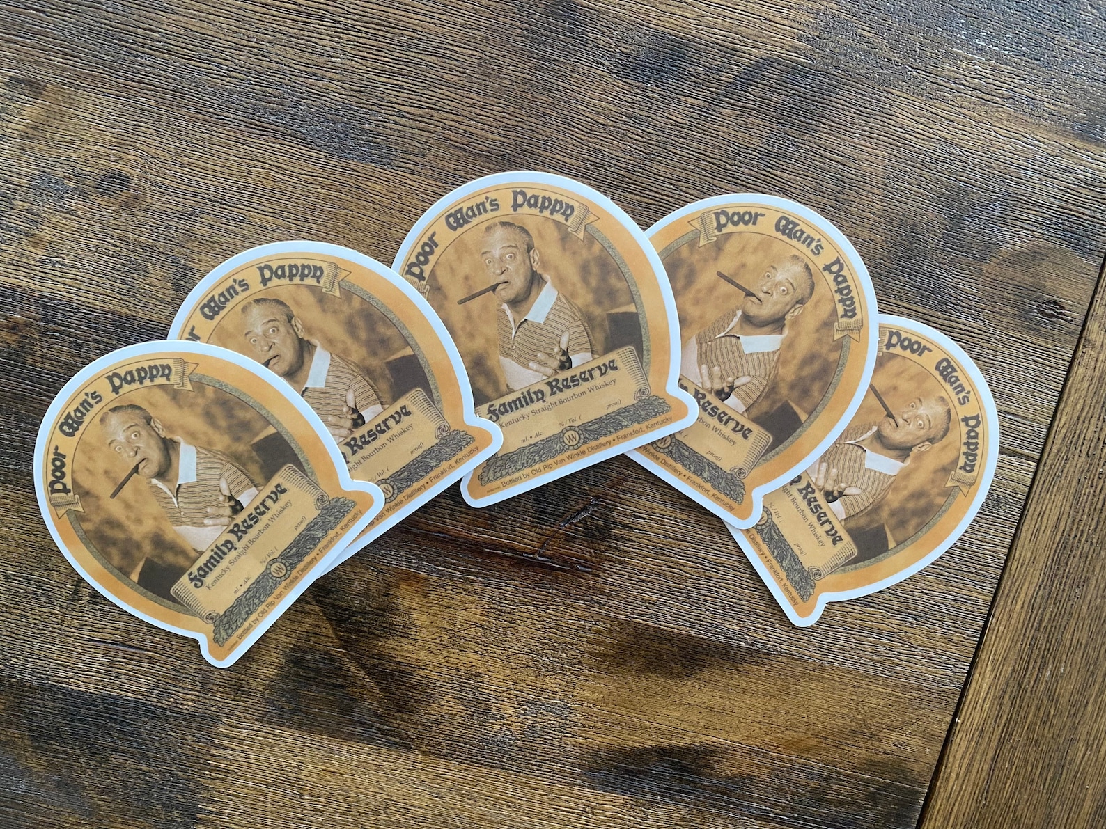 Poor Man's Pappy Whiskey Sticker 5 Total - Etsy
