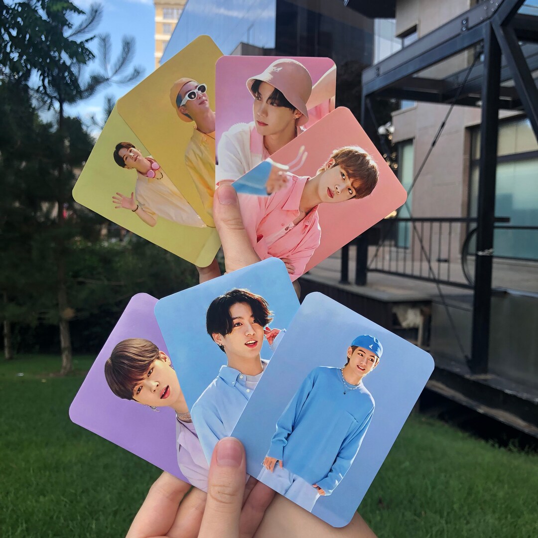 Bts Dynamite Photocards Double Sided Pastel - Etsy