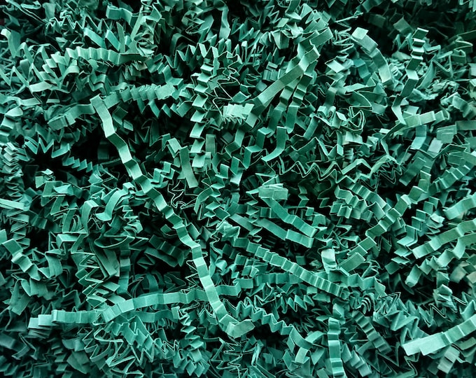 Forest Green Shredded Paper Deep Green Zig Zag Crinkle Cut Paper Dark ...