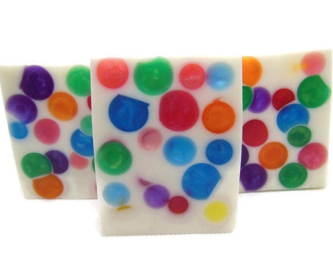 Rainbow Bubbles Soap, Rainbow Soap, Gumball Soap, Gumdrops Soap ...