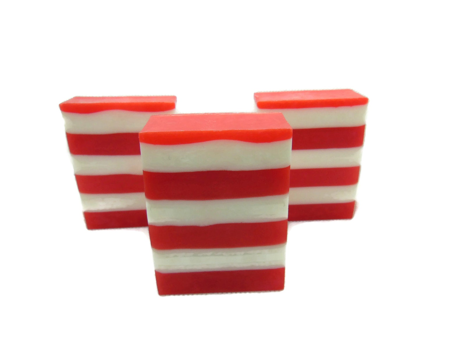 Candy Cane Soap Christmas Soap Candy Canes Festive Soap - Etsy