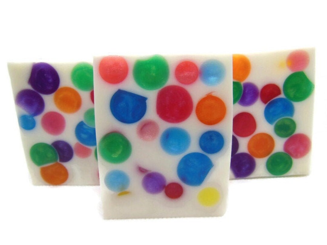 Rainbow Bubbles Soap Rainbow Soap Gumball Soap Gumdrops - Etsy