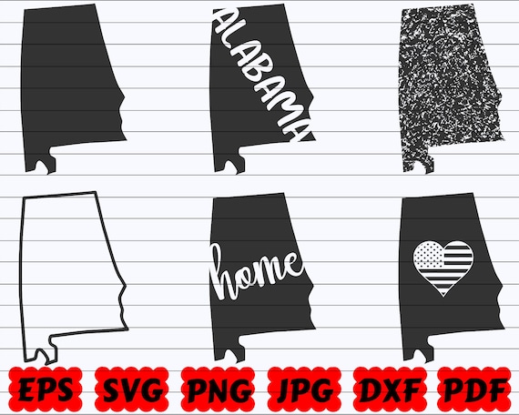 Alabama State SVG Alabama SVG Alabama Svg File Alabama | Etsy