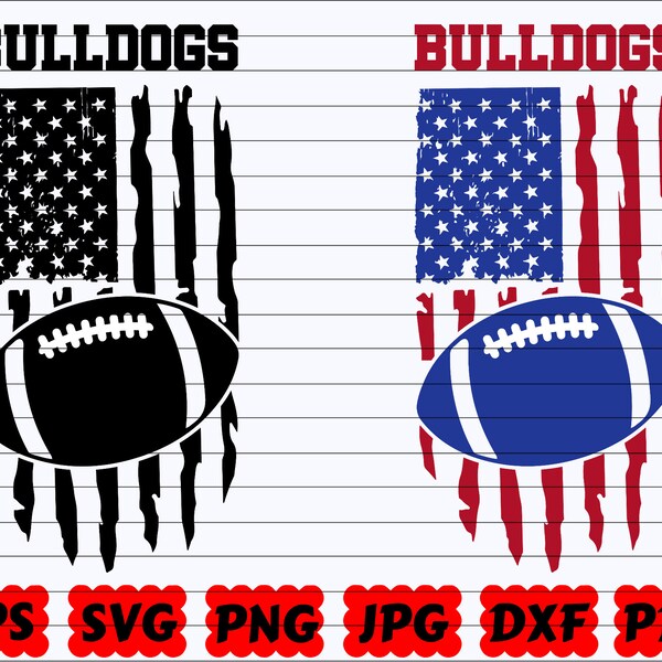 Flag Football Svg - Etsy