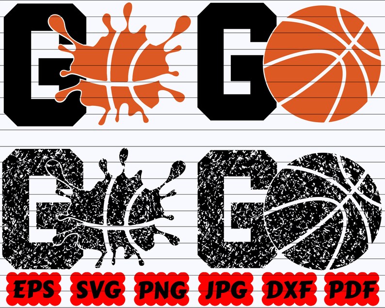 Go Basketball SVG Go SVG Go Basketball SVG Splash - Etsy