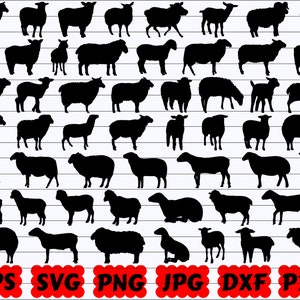 Sheep SVG | Animal SVG | Farm Animal SVG | Sheep Cut Files | Sheep ...