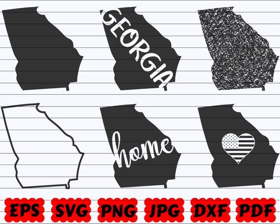 Georgia State SVG Georgia SVG Georgia Svg File Georgia | Etsy