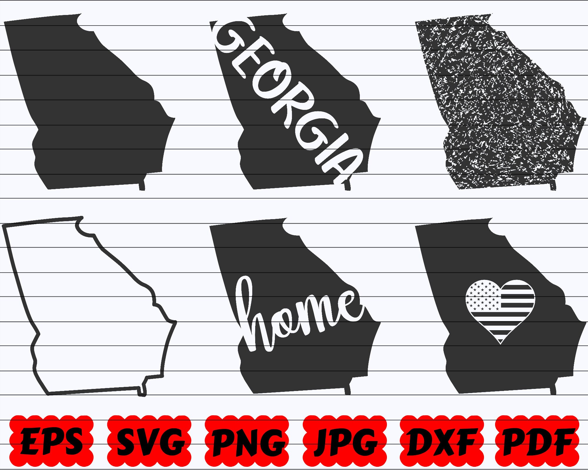 Georgia State SVG Georgia SVG Georgia Svg File Georgia | Etsy