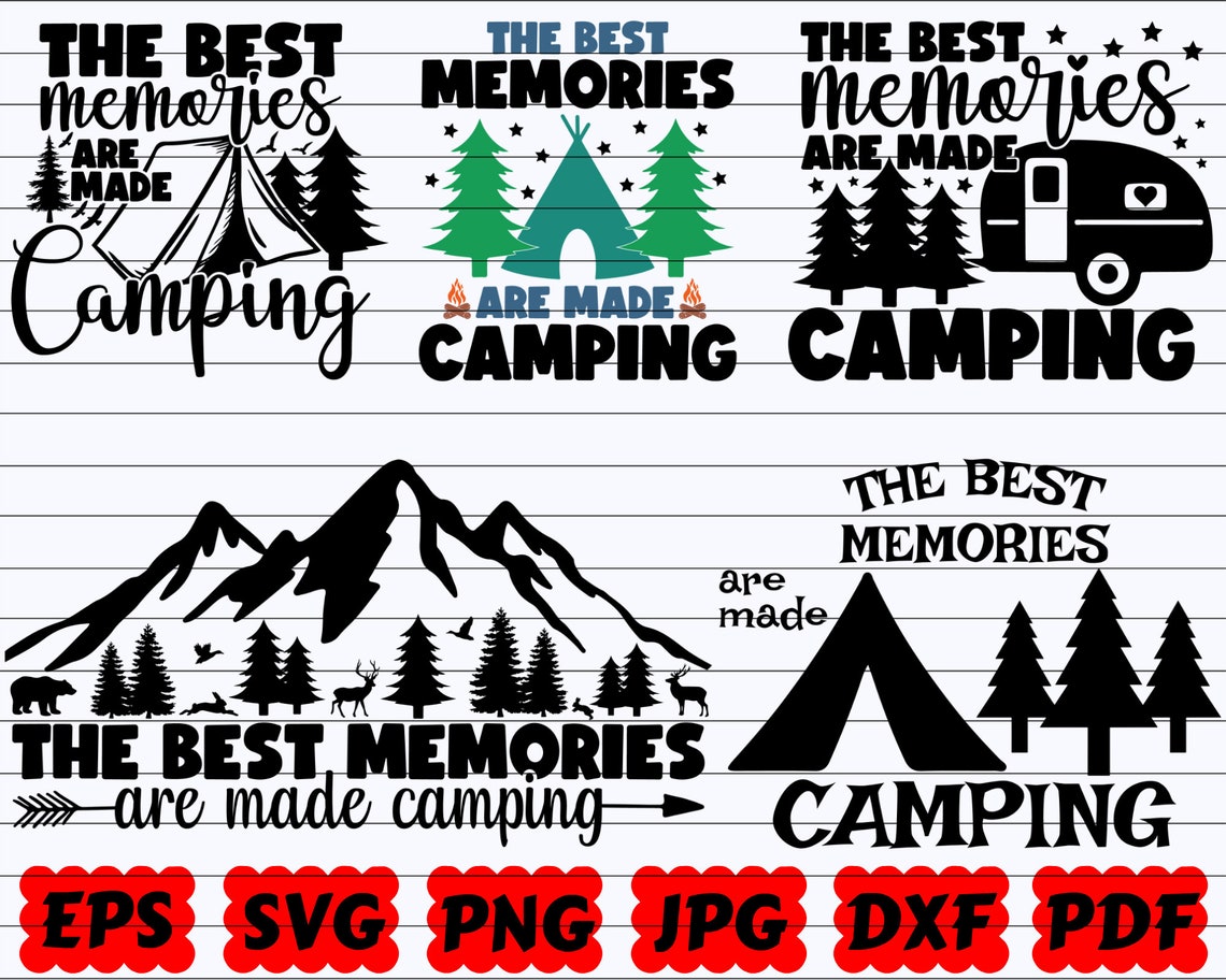 The Best Memories Are Made Camping SVG | Best Memories SVG | Camping ...