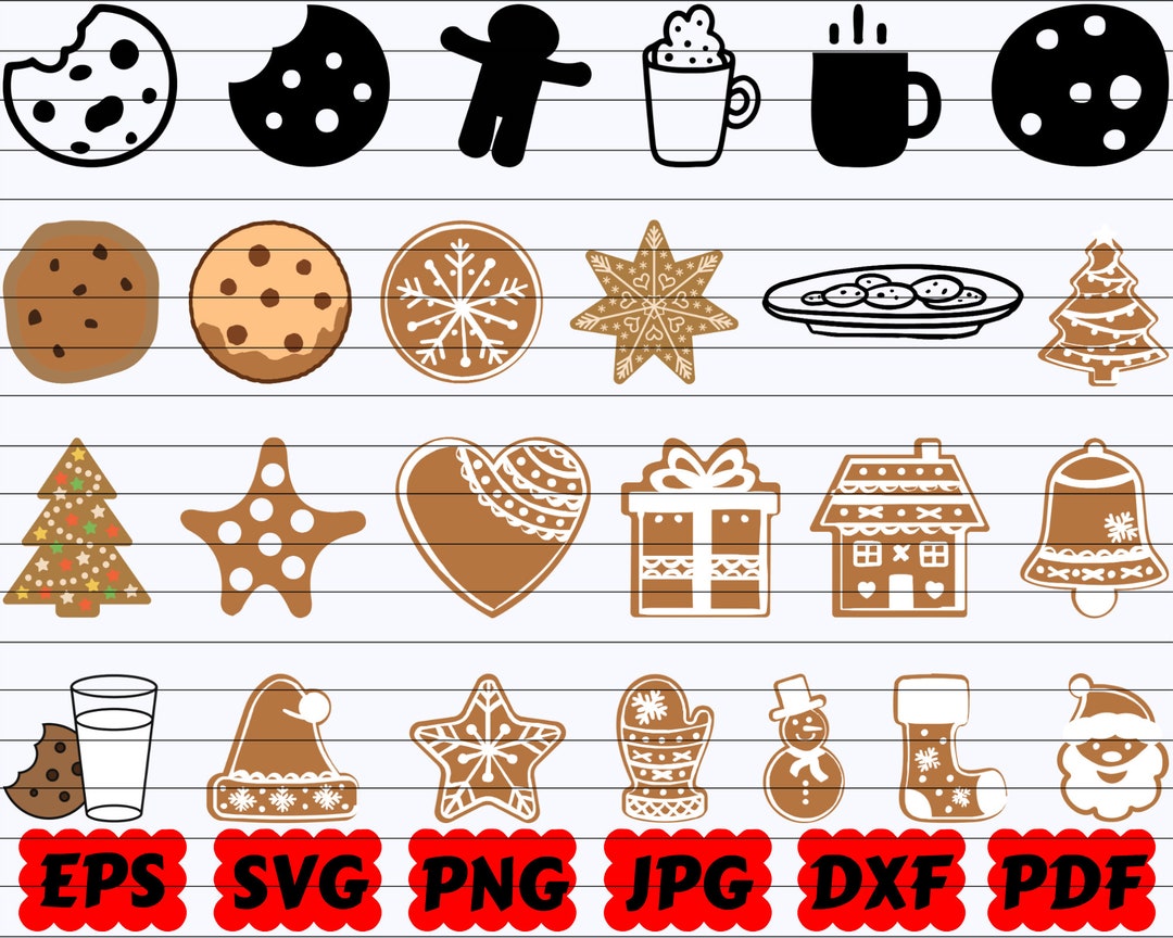 Christmas Cookies SVG | Cookies SVG | Gingerbread SVG | Baking Svg ...