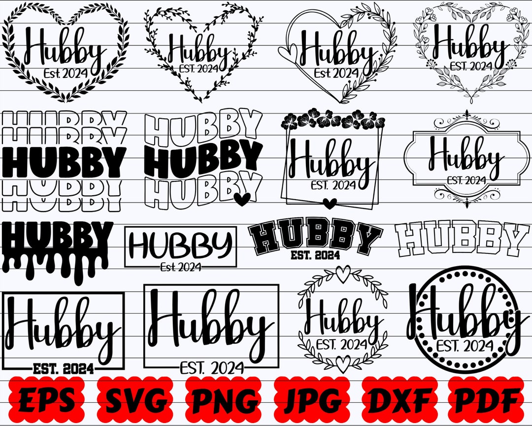 Hubby SVG Groom SVG Husband SVG Mr and Mrs Svg Groom Squad Svg Groom ...