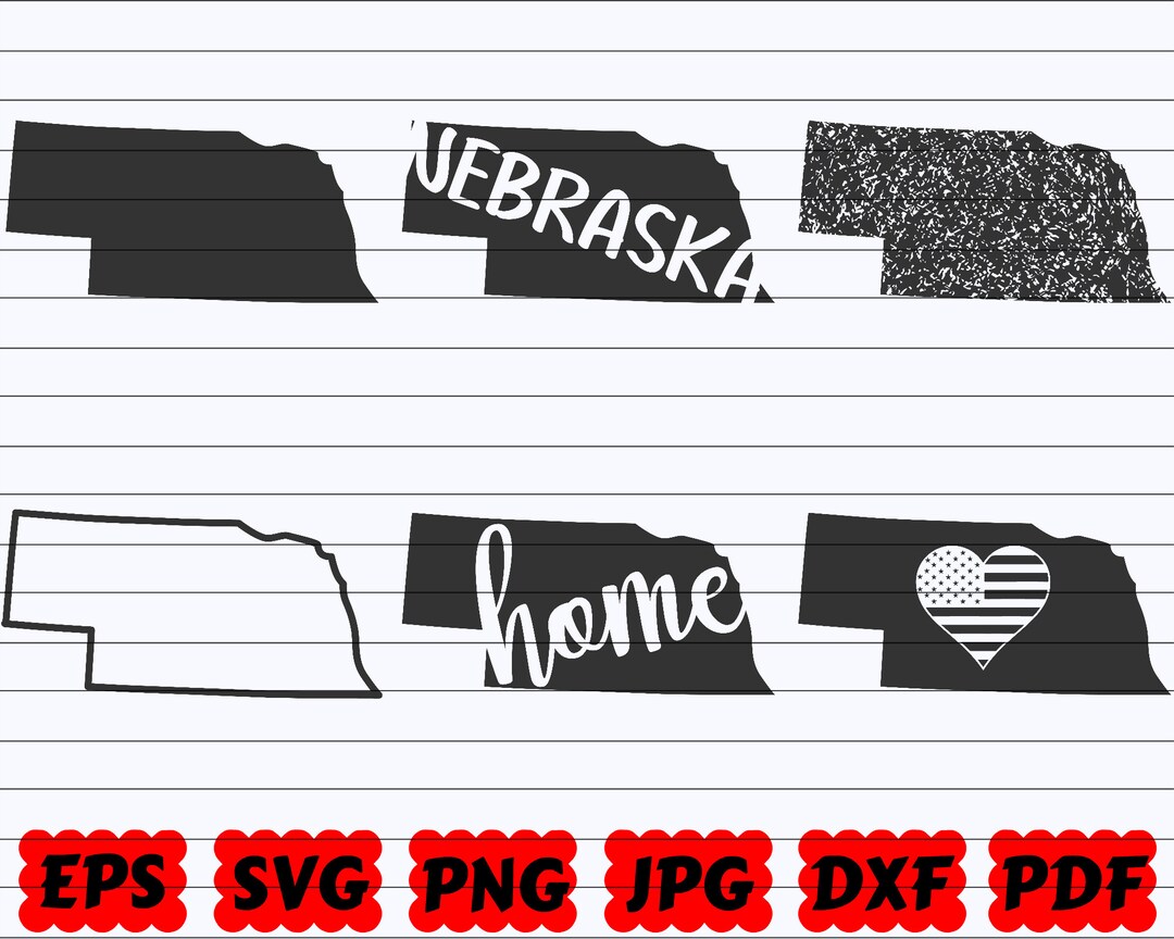 Nebraska State SVG | Nebraska SVG | Nebraska Svg File | Nebraska Cut ...