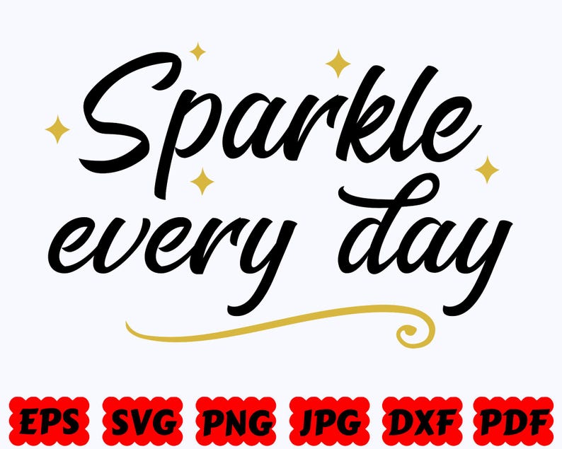 Sparkle Every Day SVG | Makeup SVG | Mascara SVG | Cut Files for Cricut ...