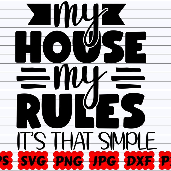 My House Svg - Etsy