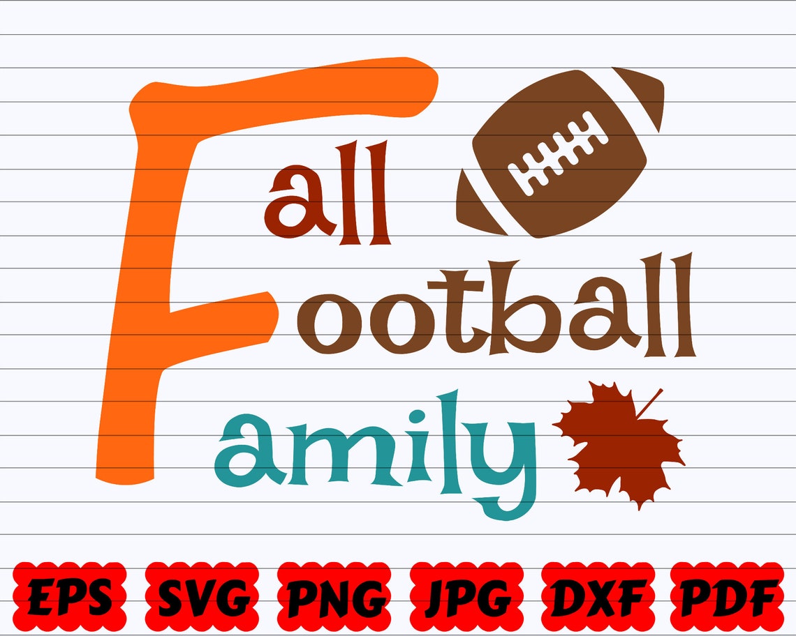 Fall Football Family SVG Fall SVG Football SVG Family - Etsy