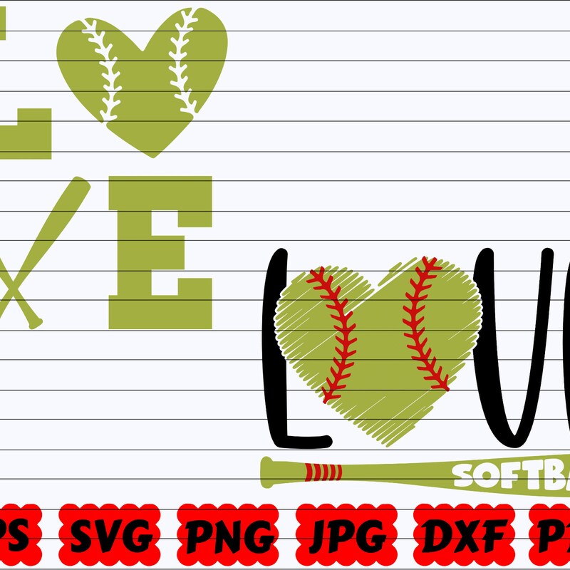 Softball Love - Etsy