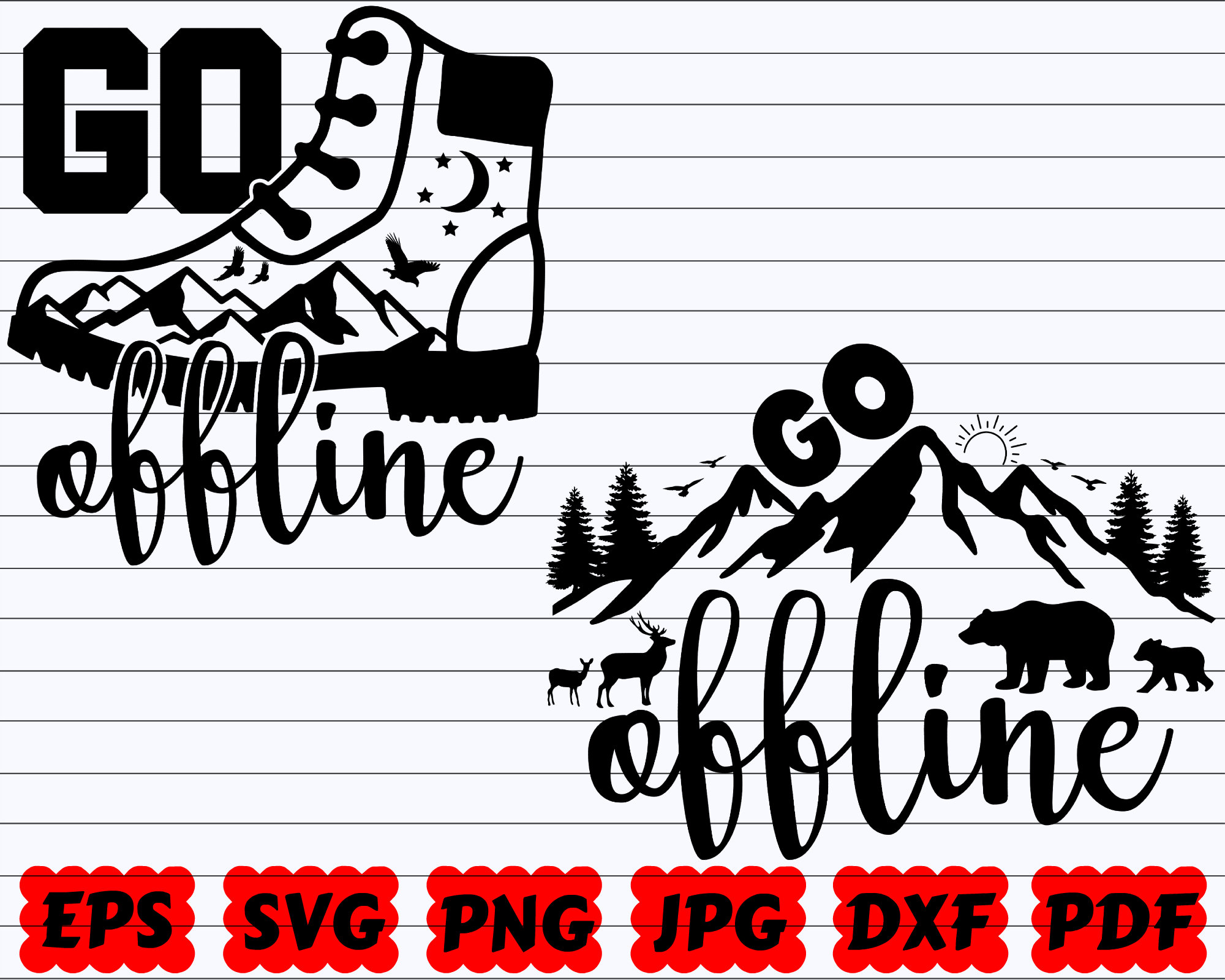 Go Offline SVG Offline SVG Go SVG Traveling Cut File - Etsy Australia