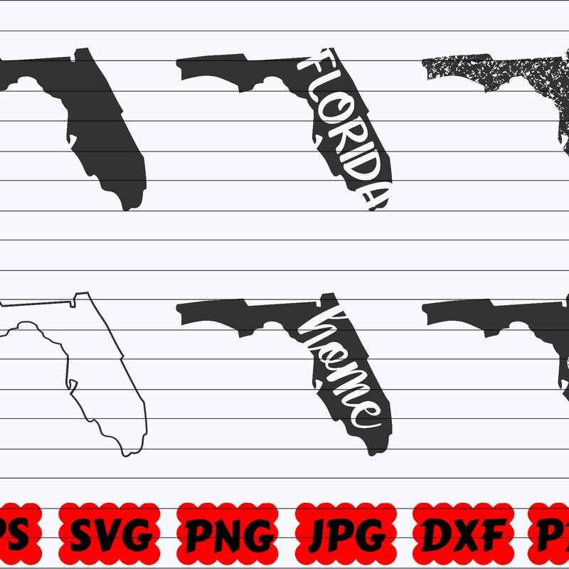 Florida State Svg - Etsy