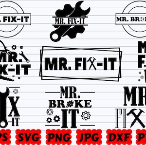 Mr Fix It SVG | Funny Dad SVG | Funny Father SVG | Fix It Svg | Mr Svg | Dad Svg | Father Svg ...