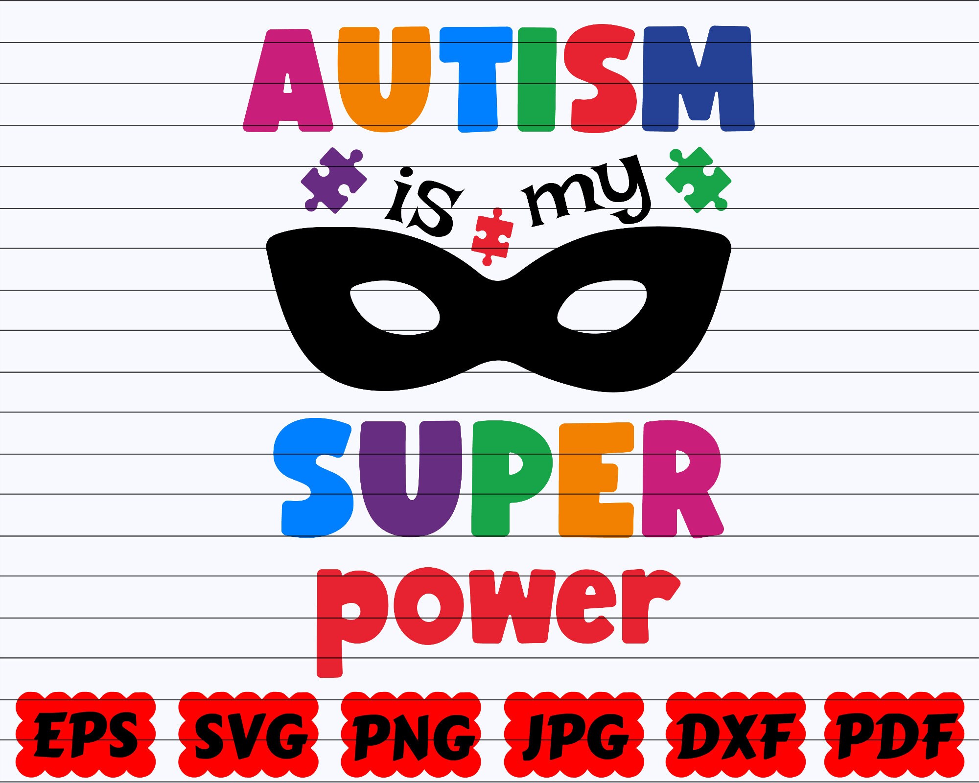 Autism is My Super Power SVG Autism SVG Super Power SVG | Etsy