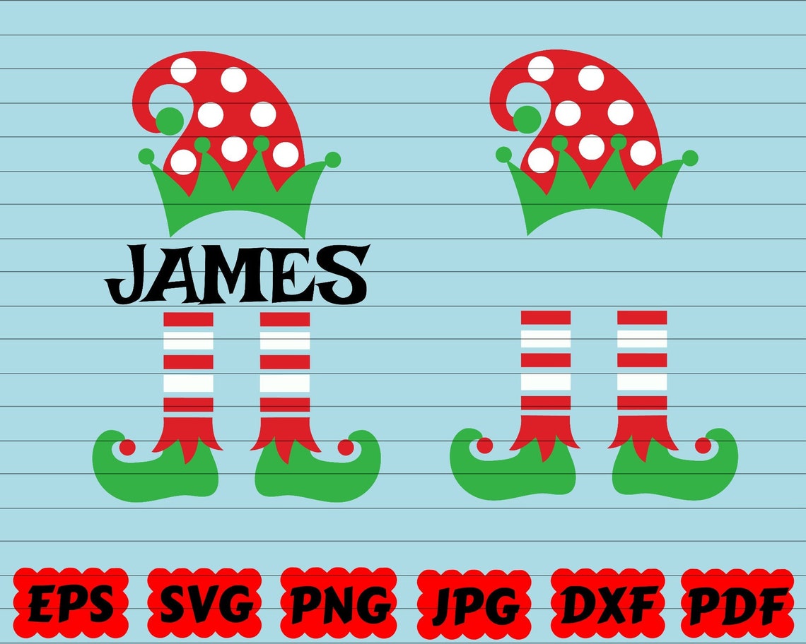 Elf SVG Elf Clipart Elf Cut File Christmas SVG - Etsy