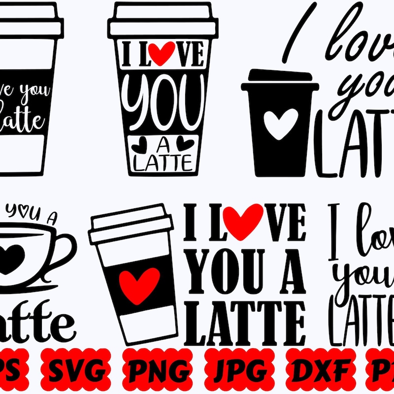 I Love You a Latte - Etsy