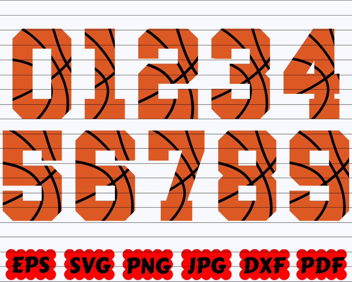 Sport Numbers SVG Numbers SVG Jersey Number SVG College - Etsy