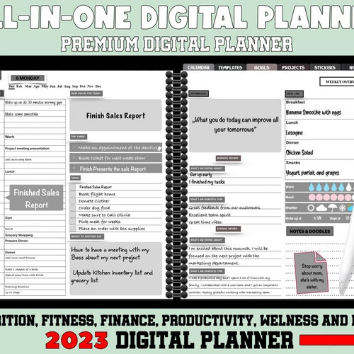 Digital Planner Goodnotes Ipad Planner Digital Journal - Etsy