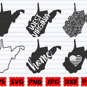West Virginia State SVG | West Virginia SVG | West Virginia Svg File ...
