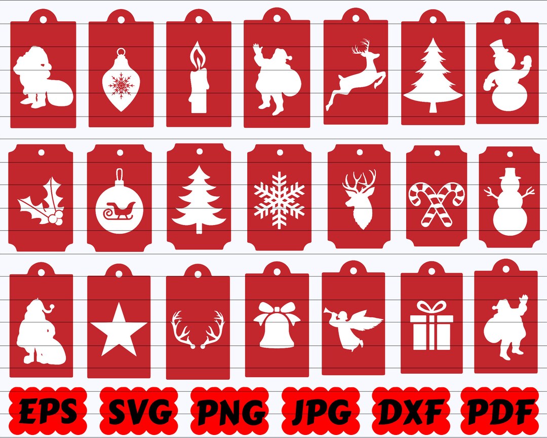 Christmas Tags SVG | Christmas SVG | Christmas Gift SVG | Christmas ...