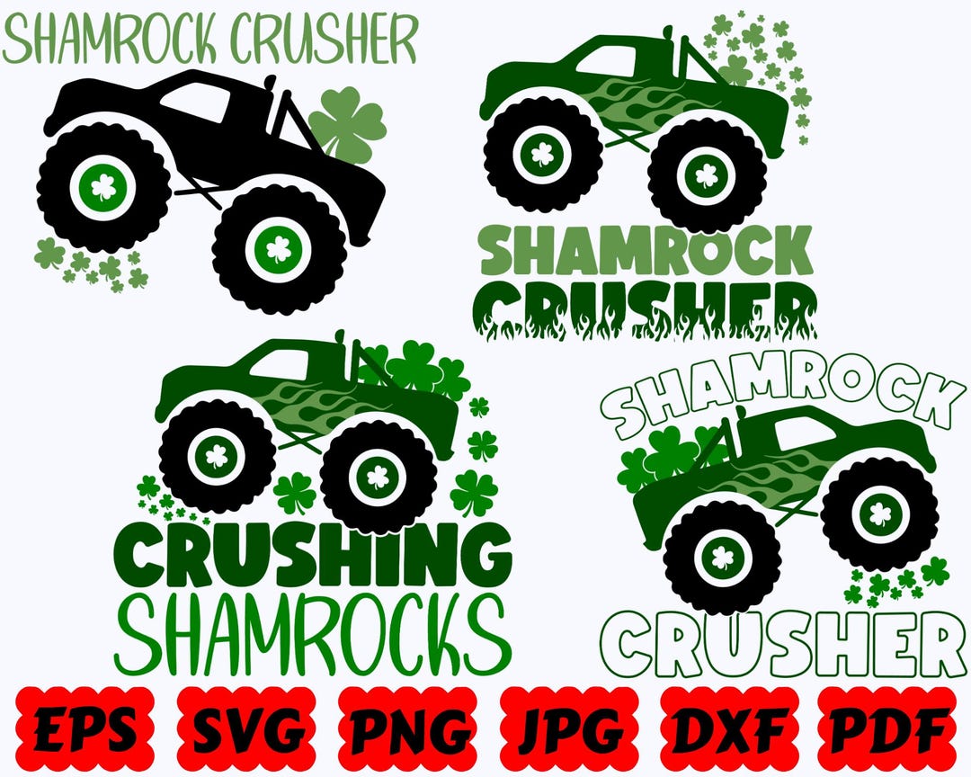 Shamrock Crusher SVG | St Patrick's Day SVG | Shamrock Svg | Cut Files ...