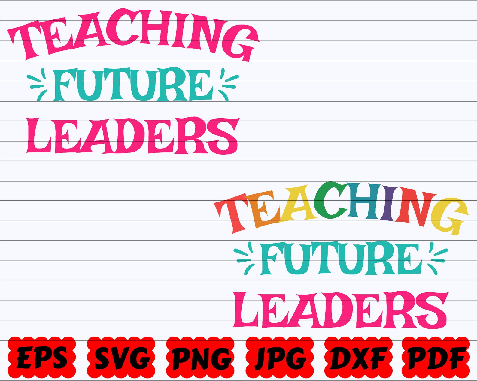 Teaching Future Leaders SVG Teaching SVG Teacher SVG - Etsy