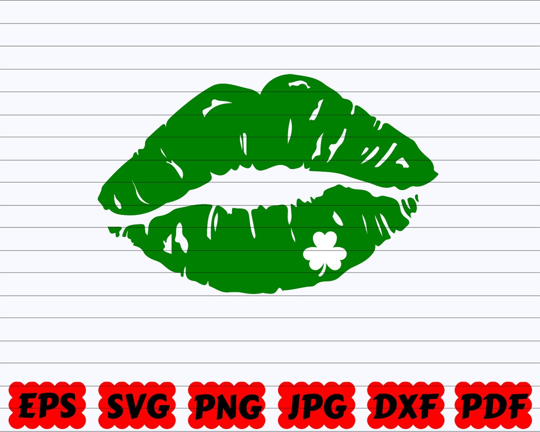 St Patrick's Day Lips SVG | Lips SVG | St Patricks Design SVG | St ...