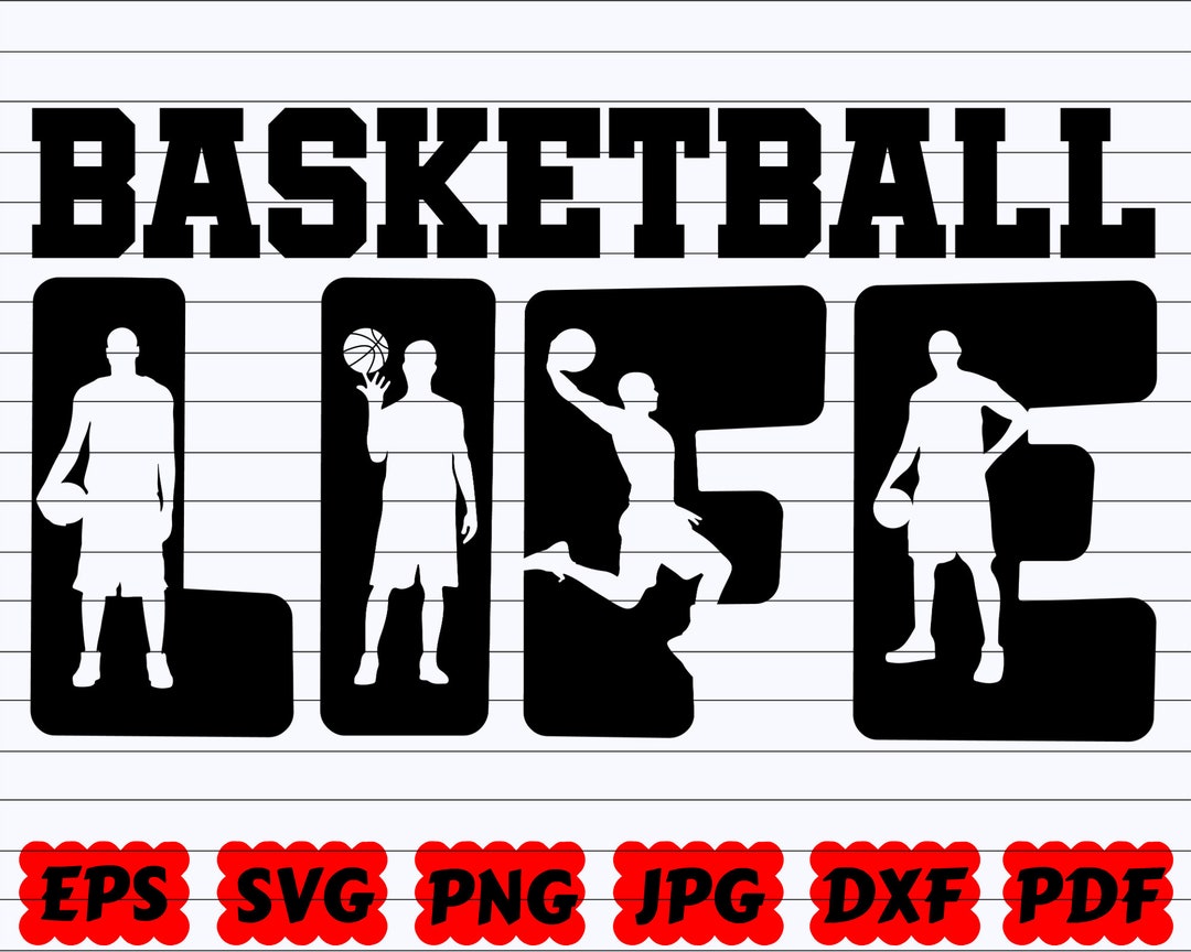 Basketball Life SVG | Life SVG | Sport Life SVG | Basketball Life Cut ...