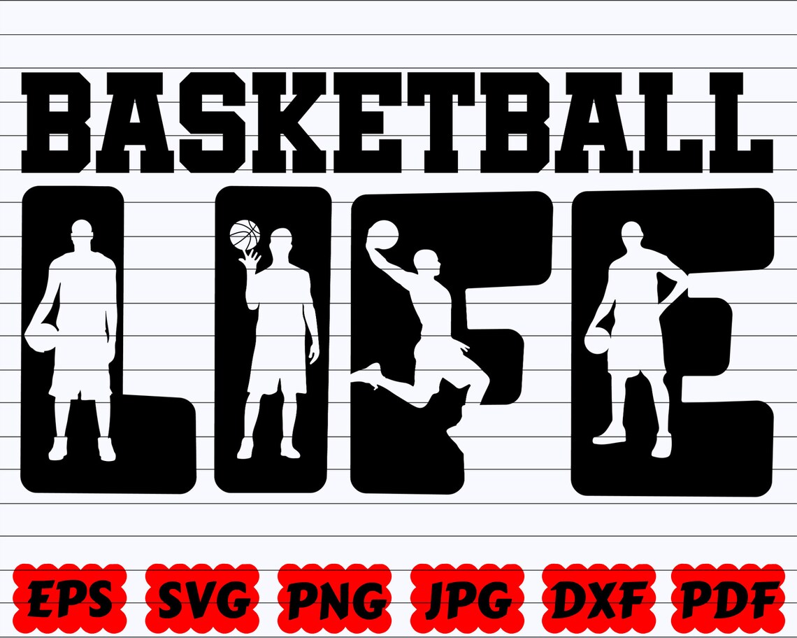 Basketball Life SVG Life SVG Sport Life SVG Basketball | Etsy
