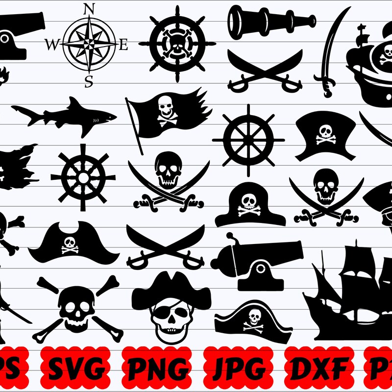 Pirates Svg - Etsy