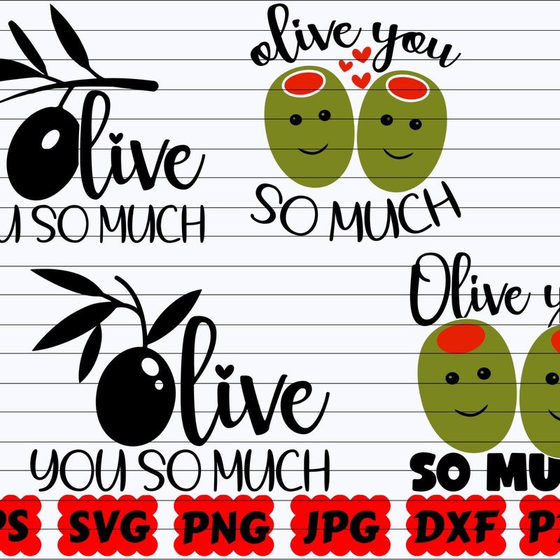 Olive You Sign - Etsy