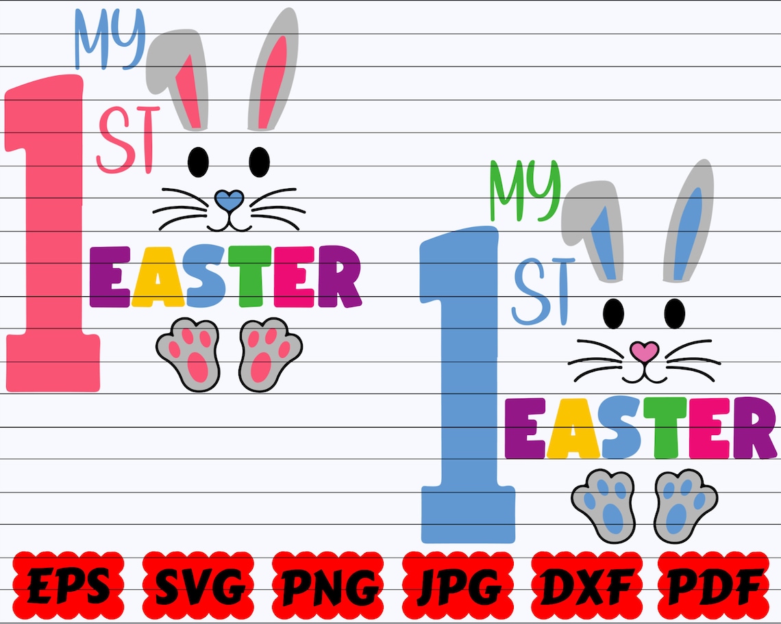 My First Easter SVG My 1st Easter SVG Happy Easter SVG - Etsy