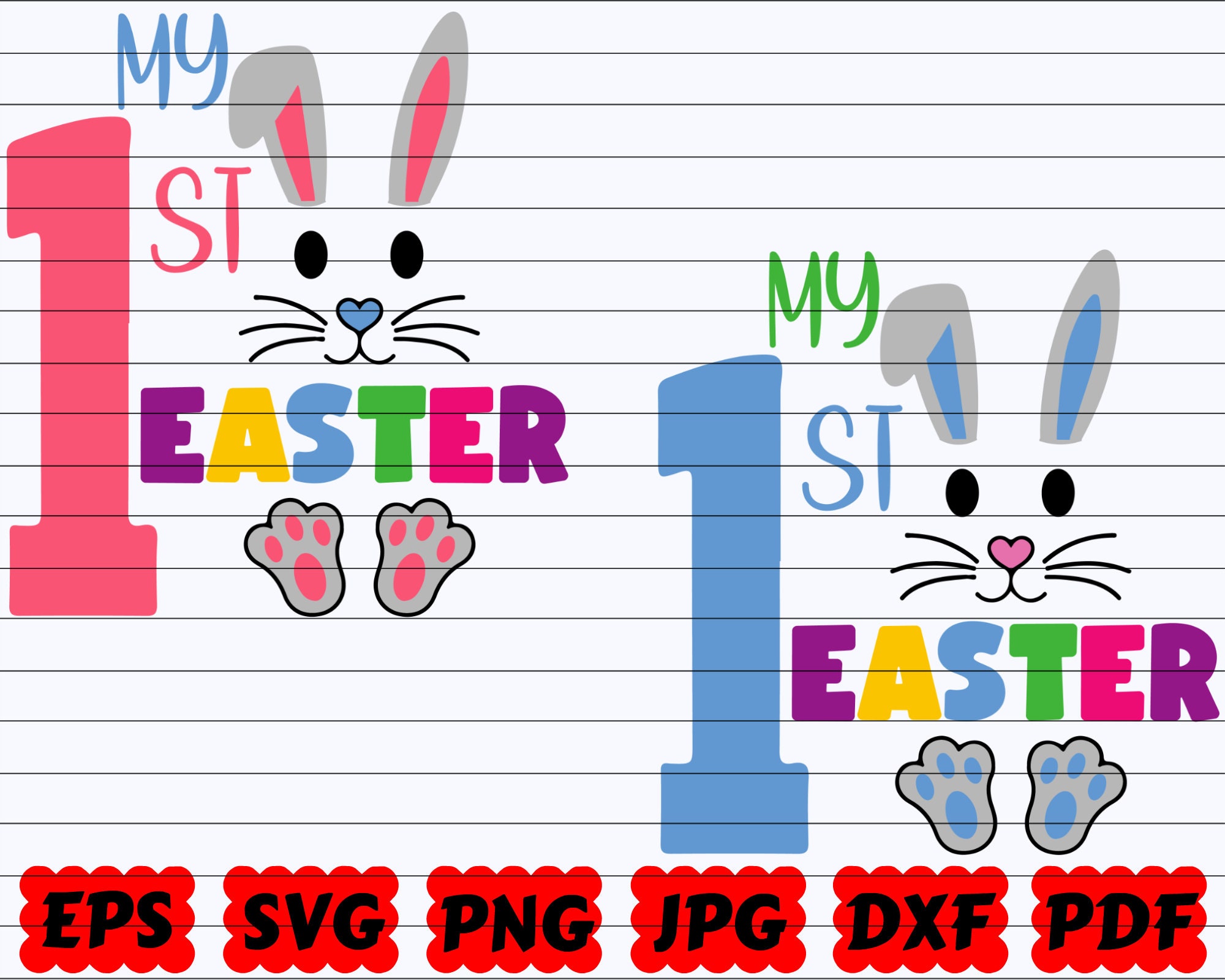 My First Easter SVG My 1st Easter SVG Happy Easter SVG - Etsy