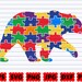 Autism Bear SVG Autism SVG Bear SVG Autism Design Svg Autism Cut File ...