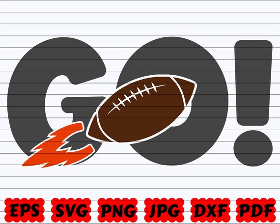 Football GO SVG GO Svg Go Cut File Go Football Svg | Etsy
