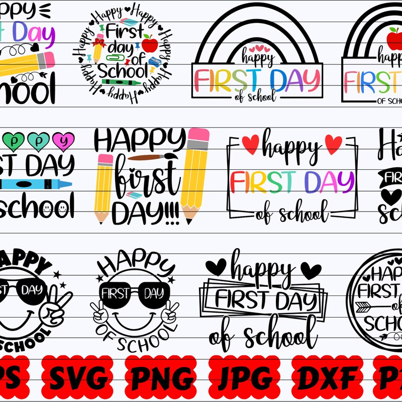 First Day of School Svg - Etsy