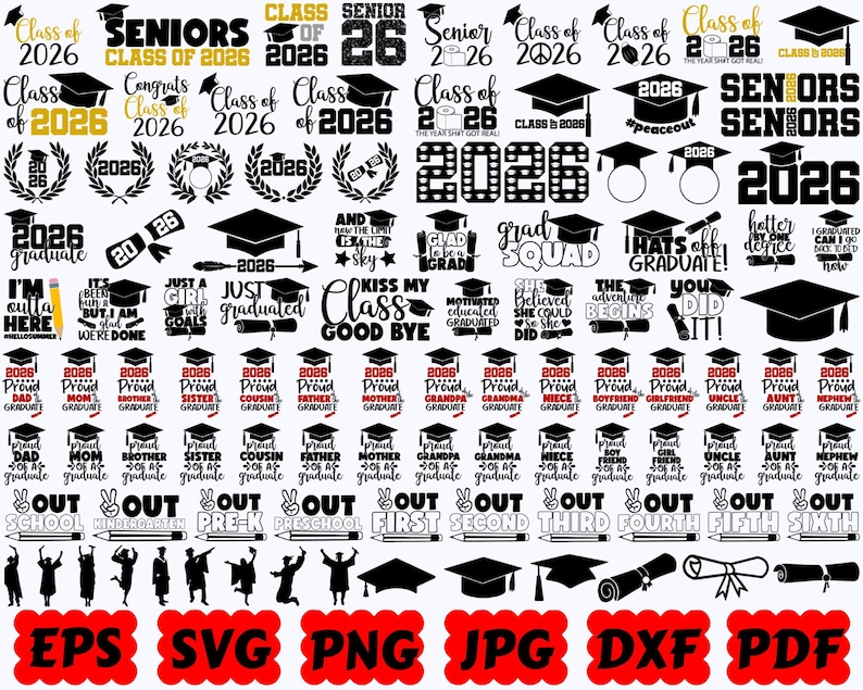 Graduation SVG | 2026 Graduation SVG | Graduate SVG | Class of 2026 Svg ...