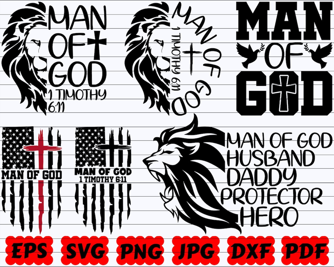 Man of God SVG | God SVG | Religious SVG | Christian Svg | Jesus Svg ...