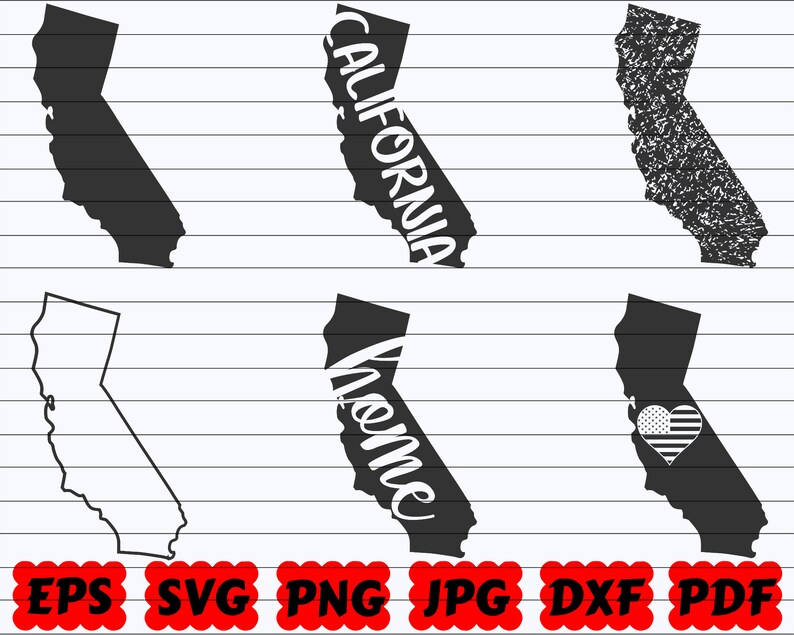 California State SVG California SVG California Svg File - Etsy