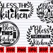 Bless This Kitchen SVG Blessed Kitchen SVG Blessed SVG Kitchen Sign Svg ...