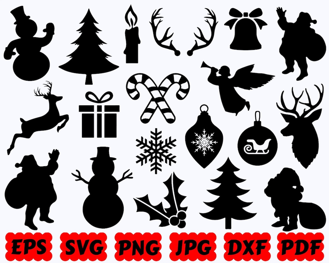 Christmas Elements SVG | Christmas SVG | Merry Christmas SVG | Cut ...